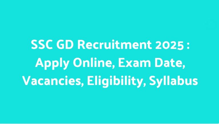 RSMSSB Basic Computer Instructor Recruitment 2025: Application Process, Age Limit, Exam Pattern ...